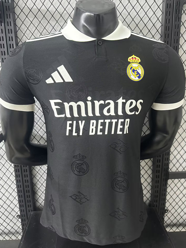 US$ 16.00 - 25/26 RMA Black Team Logo Player Version Polo Shirts - www ...