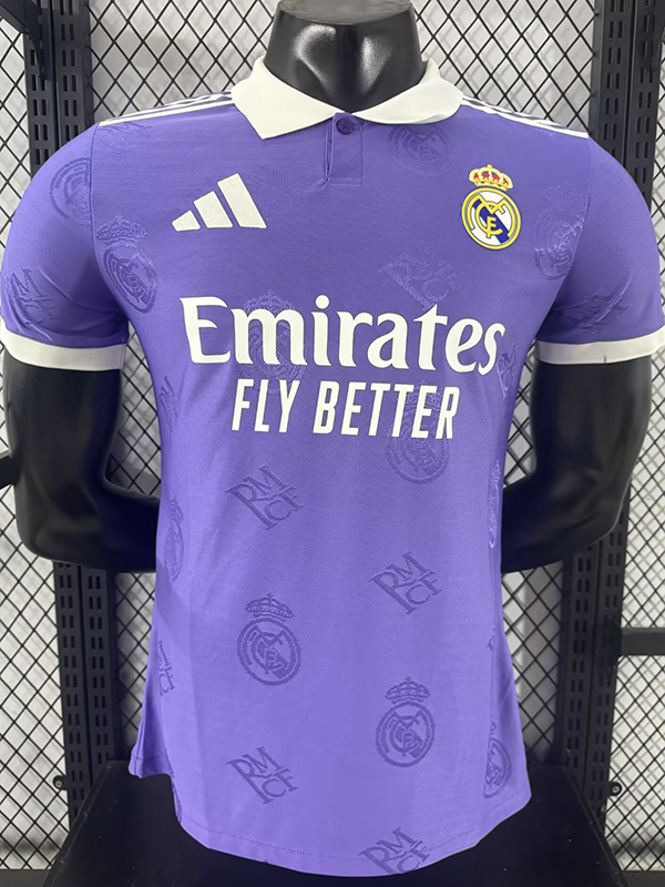 US$ 16.00 - 25/26 RMA Purple Team Logo Player Version Polo Shirts - www ...