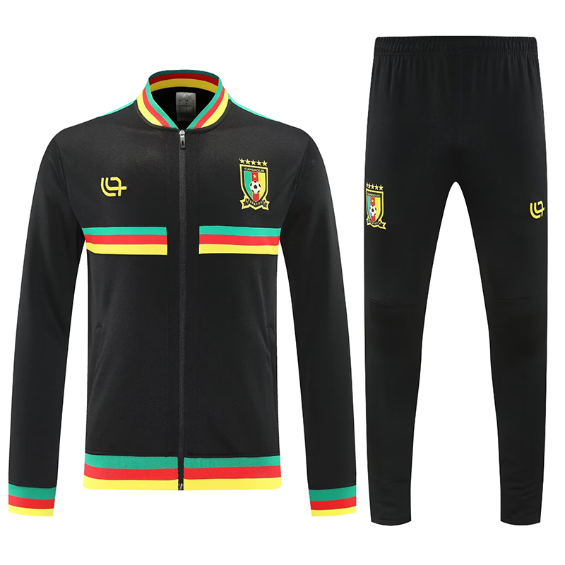 US$ 43.00 - 25/26 Cameroon Black Jacket Tracksuit - www.kekefootball.com