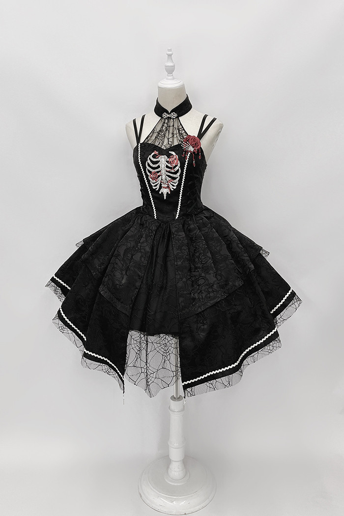 US$ 67.99 - Alice Girl -Hell Rose- Halloween Gothic Lolita JSK and ...