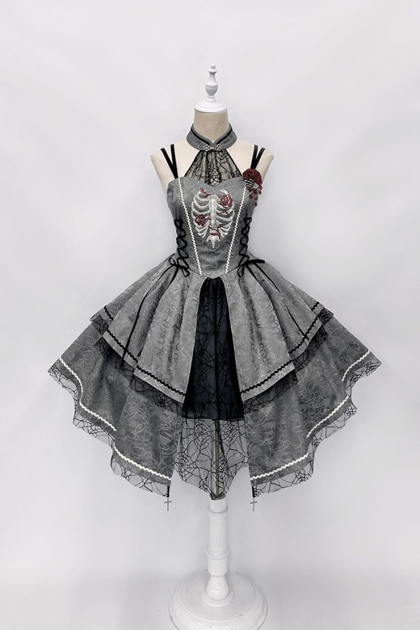 US$ 67.99 - Alice Girl -Hell Rose- Halloween Gothic Lolita JSK and ...