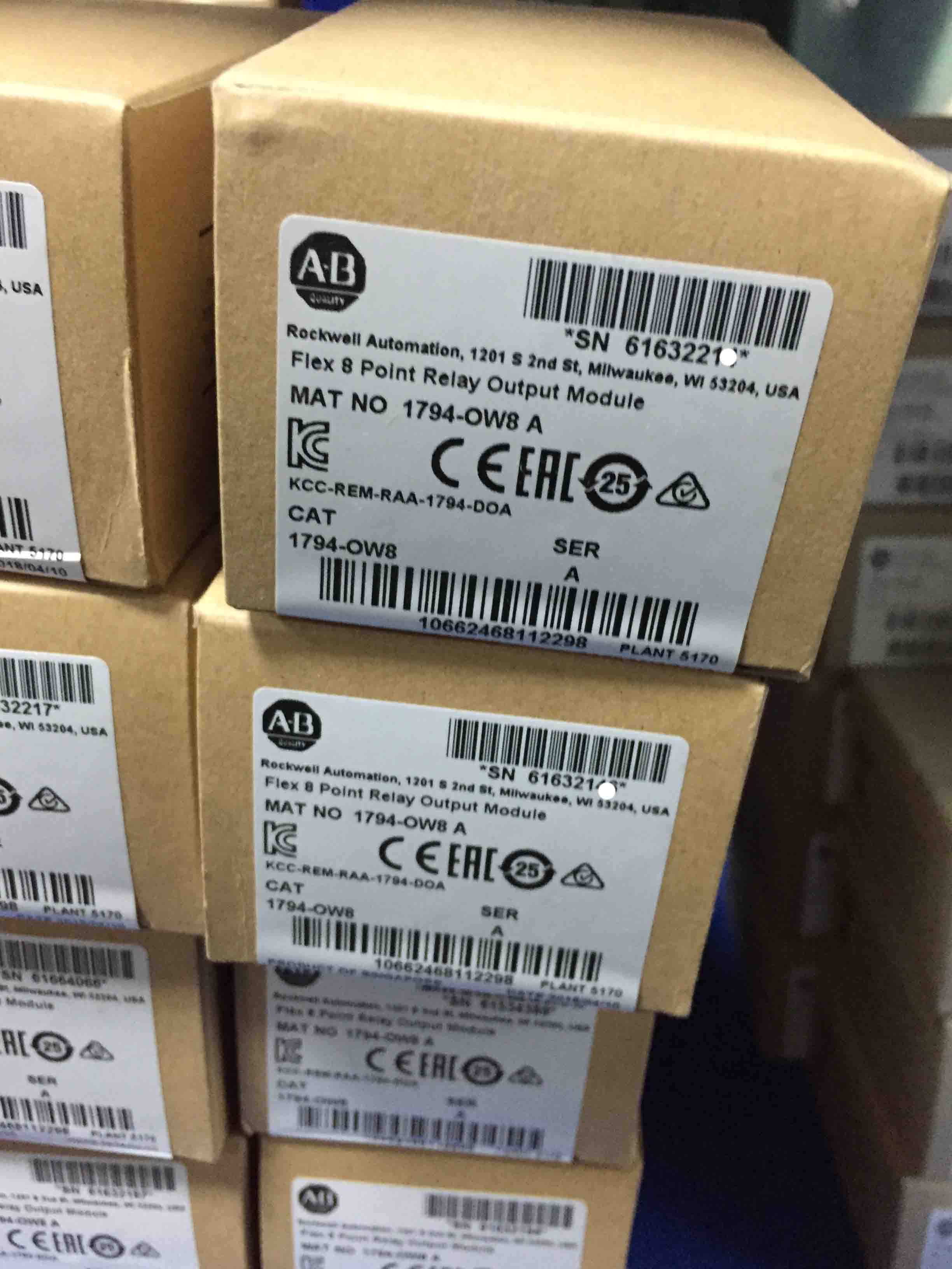 US$ 129.47 - New sealed Allen Bradley 1794-OW8 FLEX I/O Digital Contact ...