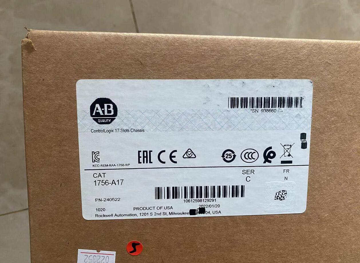 US$ 735.34 - New sealed Allen Bradley 1756-A17 17-Slot ControlLogix ...