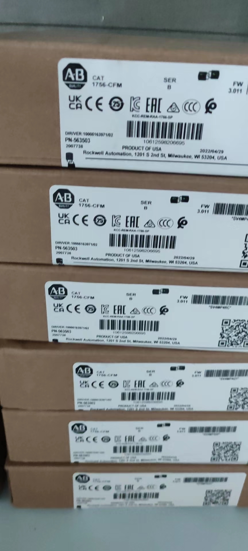 US$ 898.85 - Allen Bradley 1756-CFM ControlLogix Config Flowmeter ...