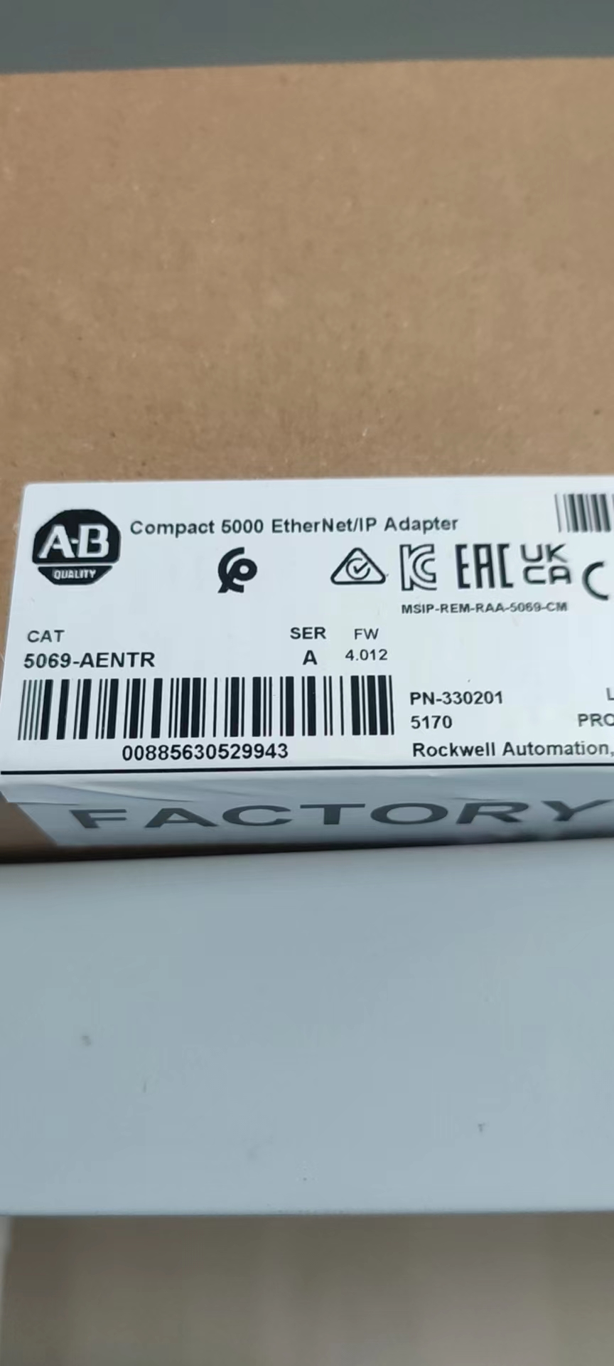 US$ 538.11 - New sealed 5069-AENTR Allen Bradley Compact 5000 EtherNet ...
