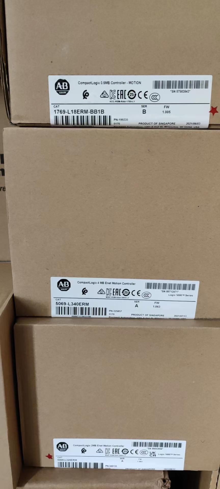US$ 5,434.82 - New sealed 5069-L340ERM Allen Bradley CompactLogix 4 MB ...
