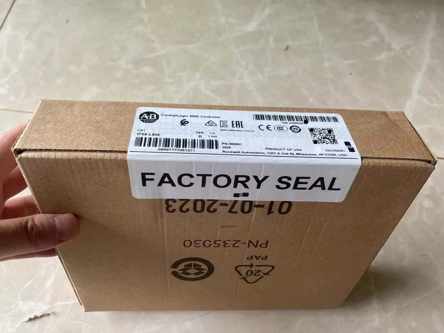 US$ 4,277.66 - New Sealed Allen Bradley 1756-L85E ControlLogix ...