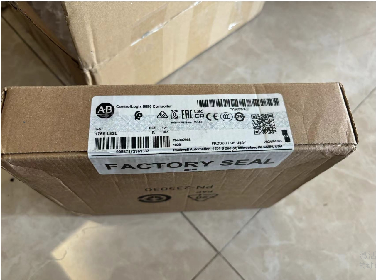 US$ 2,557.21 - New Sealed Allen Bradley 1756-L82E ControlLogix ...