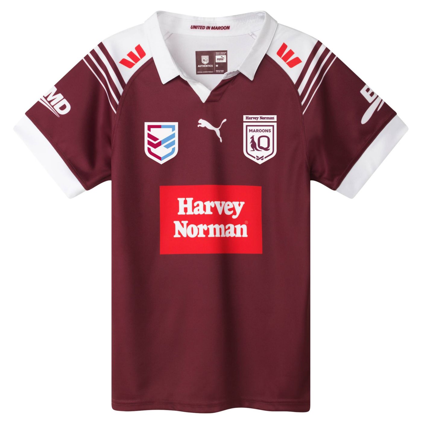 QLD Maroons State of Origin 2024 Men's Harvey Norman Jersey - shootjerseys