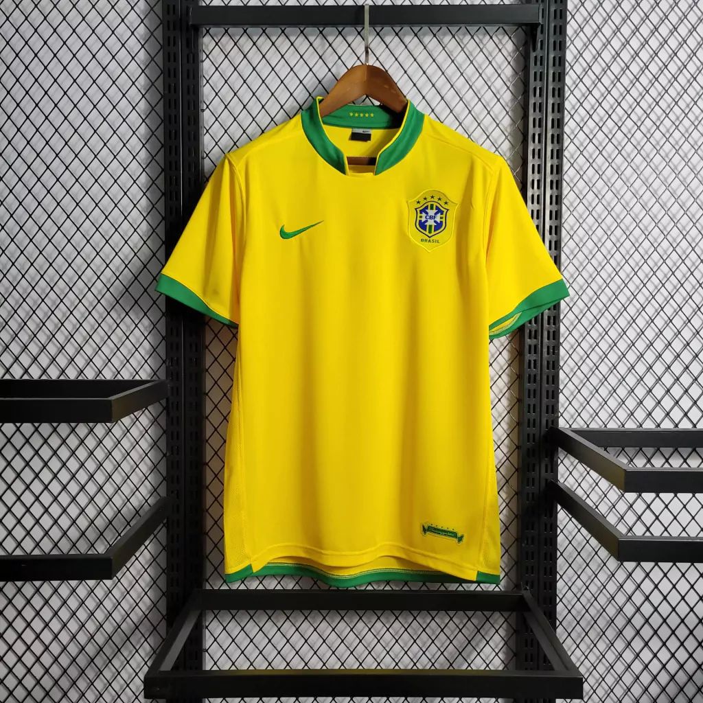 Brazil 2006 World Cup Home Retro Jersey - shootjerseys