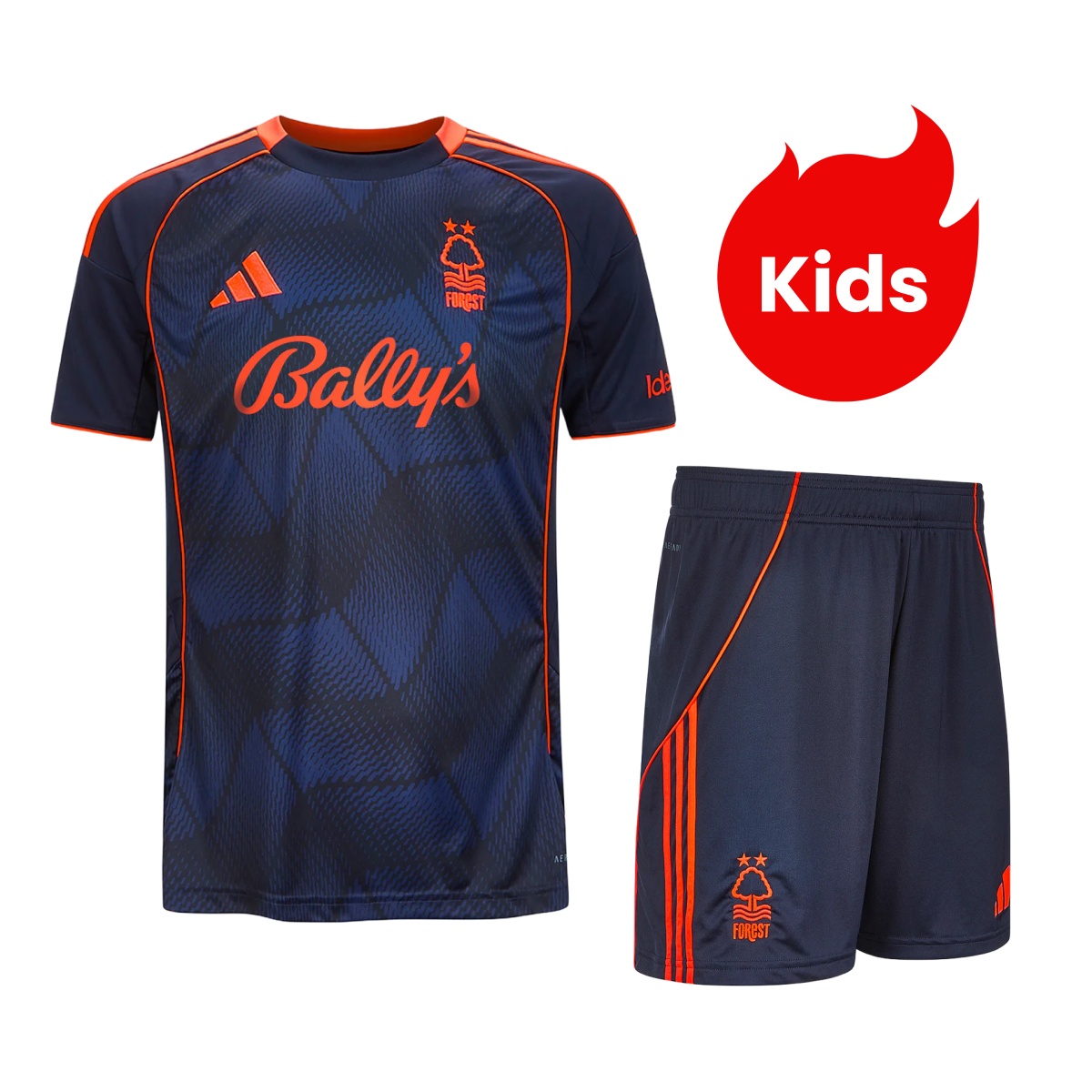 Kids Nottingham Forest 25/26 Third Jersey and Short Kit - shootjerseys
