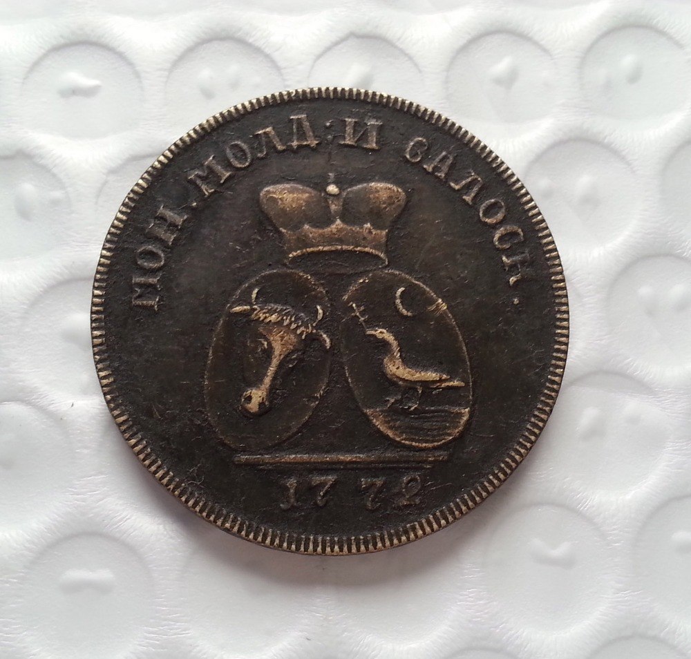 US$ 2.40 - TYPE_2 Russia 1772 Copy Coin commemorative coins - www ...