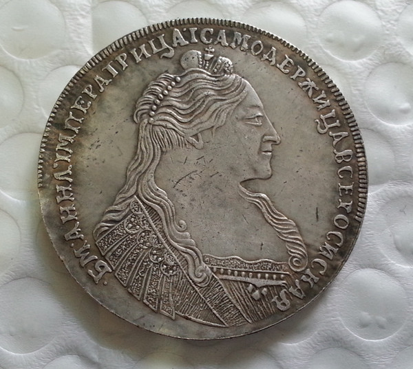 US$ 2.40 - 1736 RUSSIA 1 ROUBLE Copy Coin commemorative coins - www ...