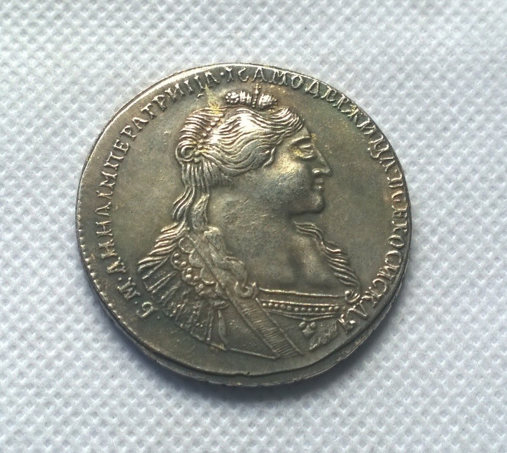 US$ 2.40 - Type#2: 1736 RUSSIA 1 ROUBLE Copy Coin commemorative coins ...