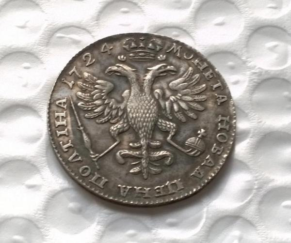 US$ 2.40 - 1724 Russia Poltina 50 Kopeks Copy Coin commemorative coins ...
