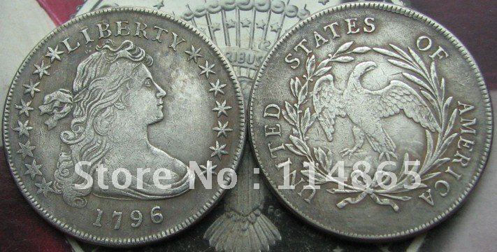 US$ 2.40 - 1796 Draped Bust Dollar Copy Coin commemorative coins - www ...