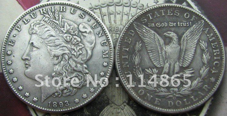 US$ 2.40 - 1893-O Morgan Dollar COIN COPY FREE SHIPPING - www ...
