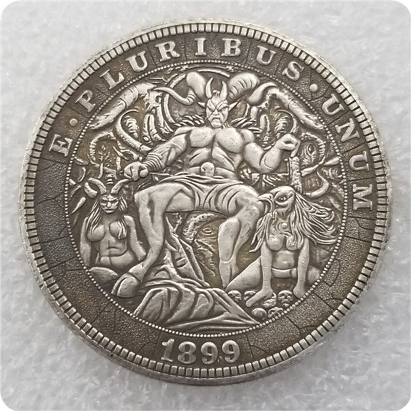 US$ 2.40 - Type #29_Hobo Nickel Coin 1899-P Morgan Dollar COPY COINS ...