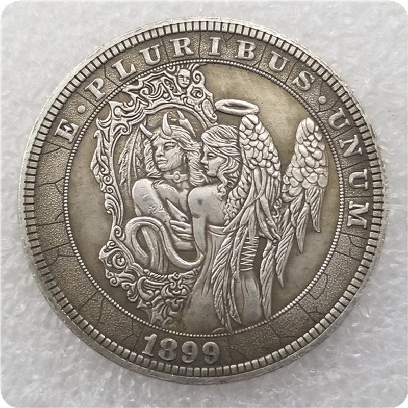 US$ 2.40 - Type #30_Hobo Nickel Coin 1899-P Morgan Dollar COPY COINS ...