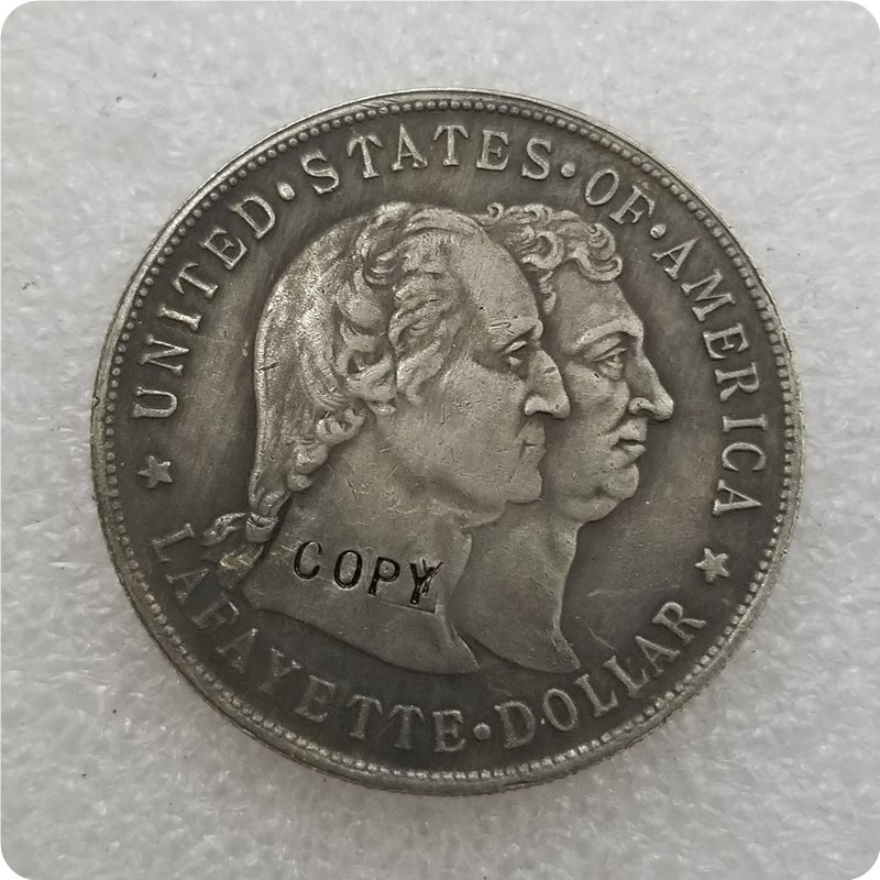 US$ 2.40 - USA 1900 LAFAYETTE $1 DOLLAR Copy Coin commemorative coins ...