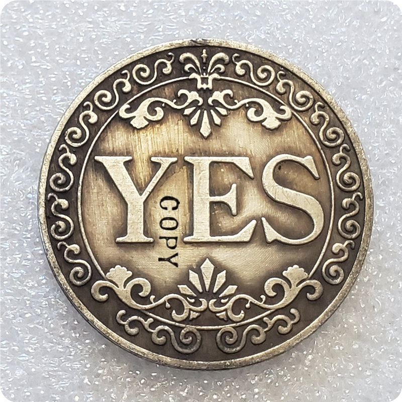 US$ 2.40 - Floral YES NO Letter Ornaments Collection Arts Gifts ...