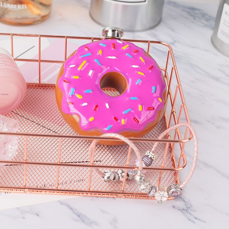 Frosted Donut Flask