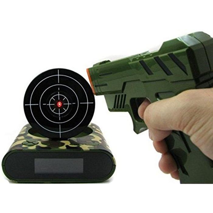 The Gun Alarm Clock