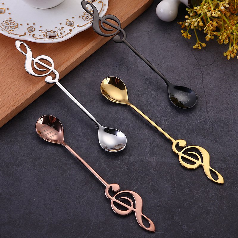 Personalized Musical Note Spoon