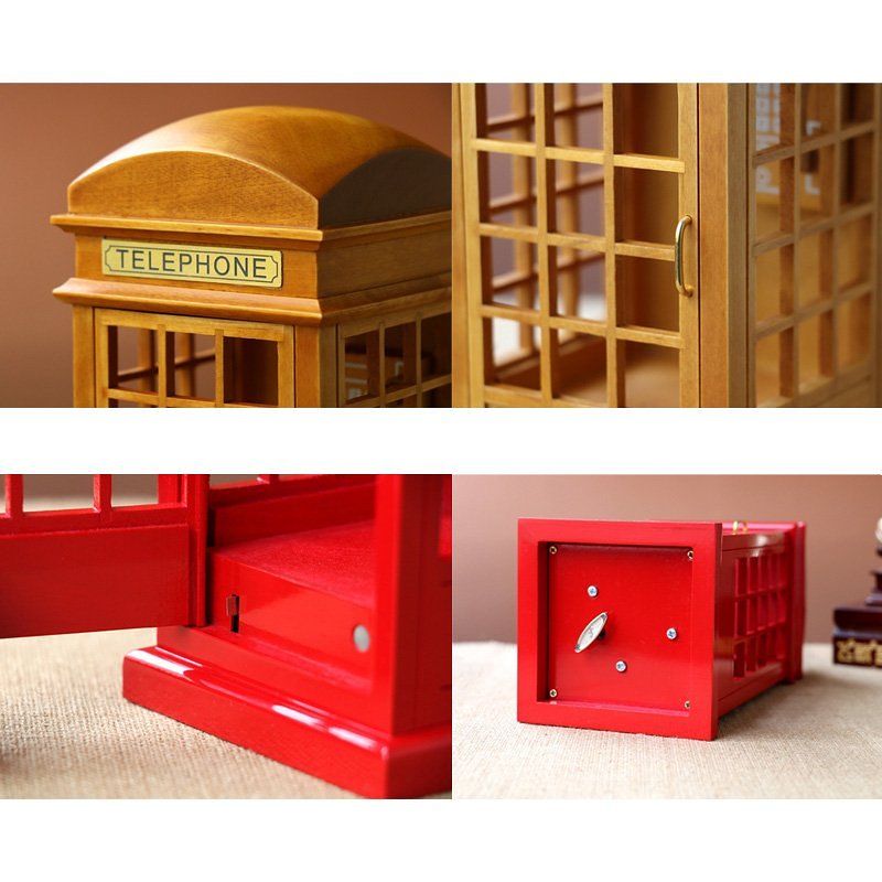 Telephone Booth Music Box