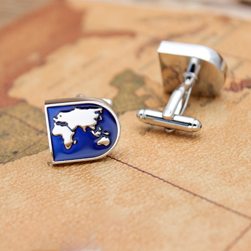 The World Map Cufflinks