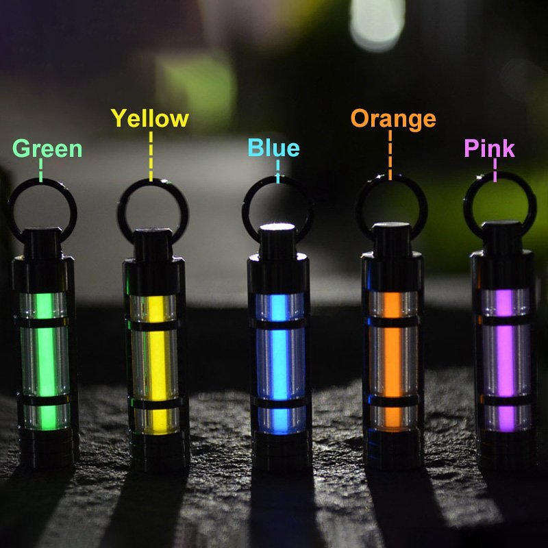 Titanium Alloy Tritium Illuminated Key Chain