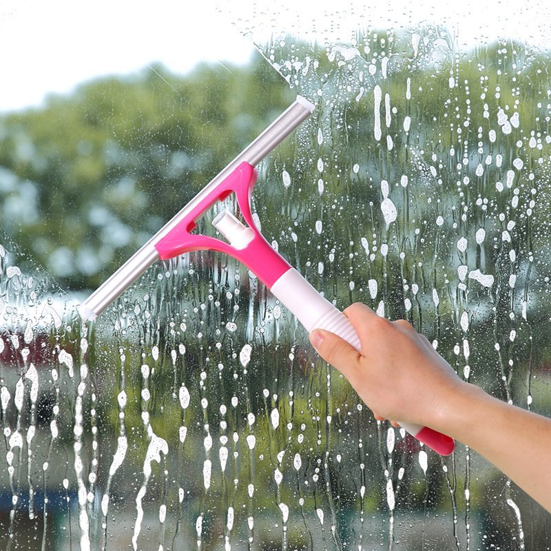 Squeegee with Built in Spray Bottle