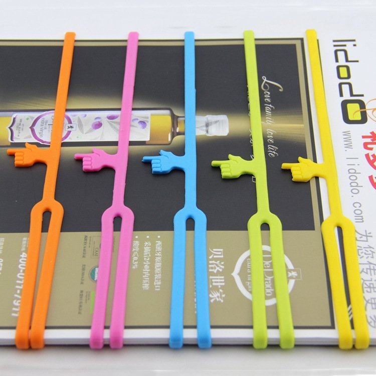 Silicone Finger Pointing Bookmarks
