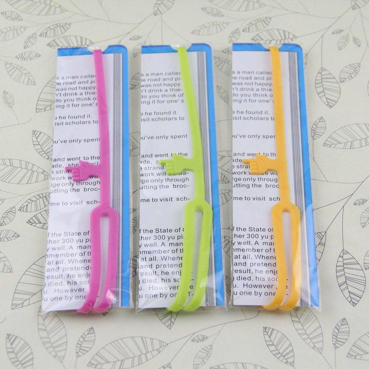 Silicone Finger Pointing Bookmarks