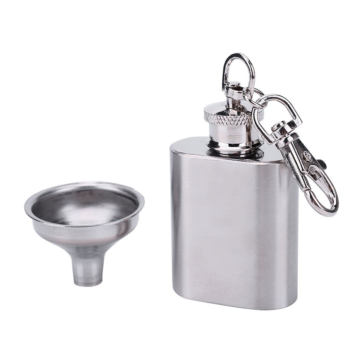 1 Oz. Mini Flask Keychain