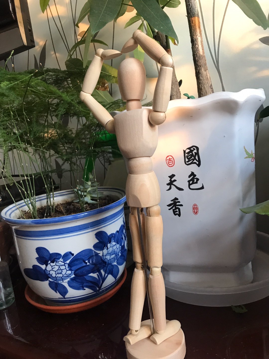 Wooden Human Mannequin Artist Human Figure Wooden Model Poseable Life Size