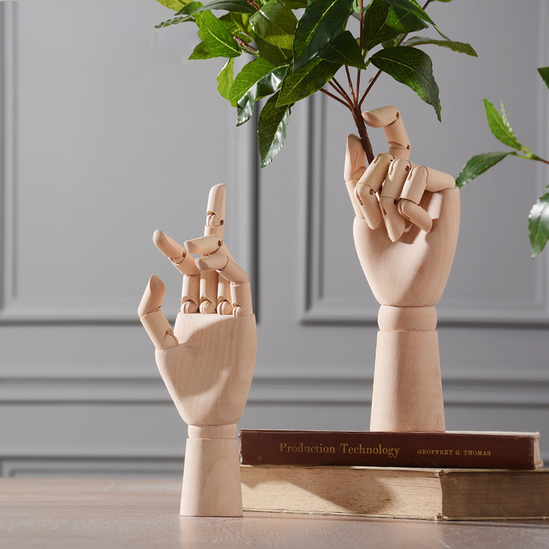 Wooden Hand by Hay