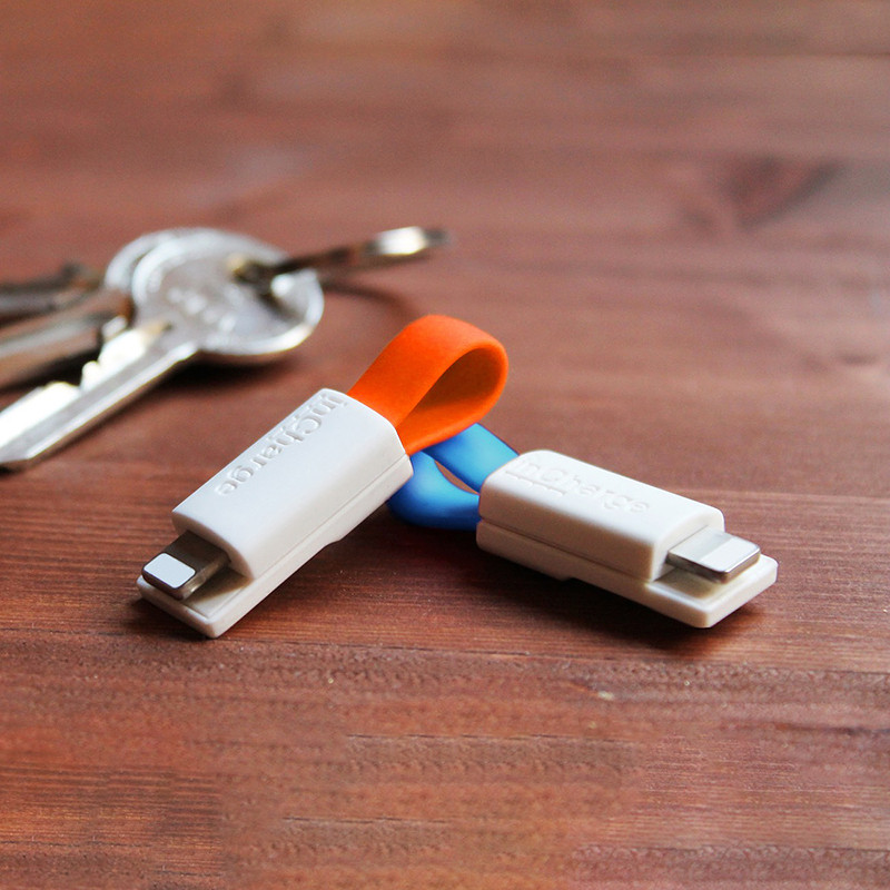 The World's Smallest Keyring Cable for iPhone Android Type-C Tiny Cable ...