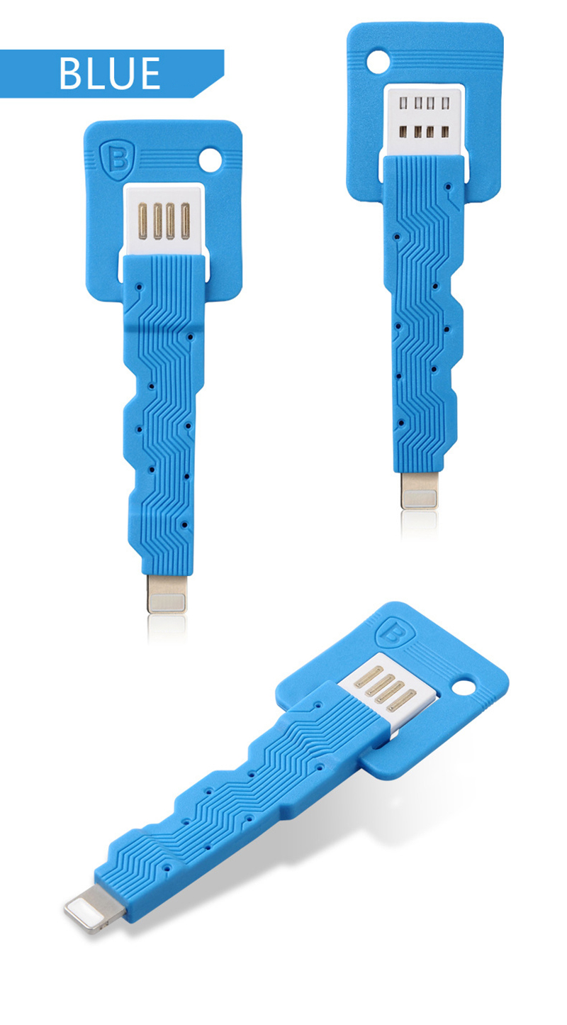 Key Style Charging Cable for iPhone iPad iPods