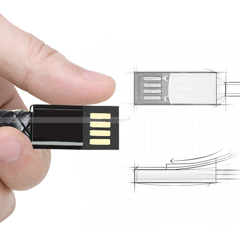 Personalized Charging Cable Bracelet for Apple Samsung Type-C Android ...