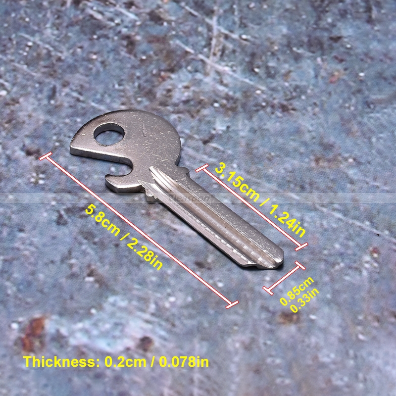 Blank Key Opener Keyblank personalized Key Blank Do not duplicate ...