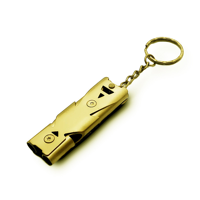 Personalized High Decibel Metal Stainless Steel Whistle Survival Gear ...