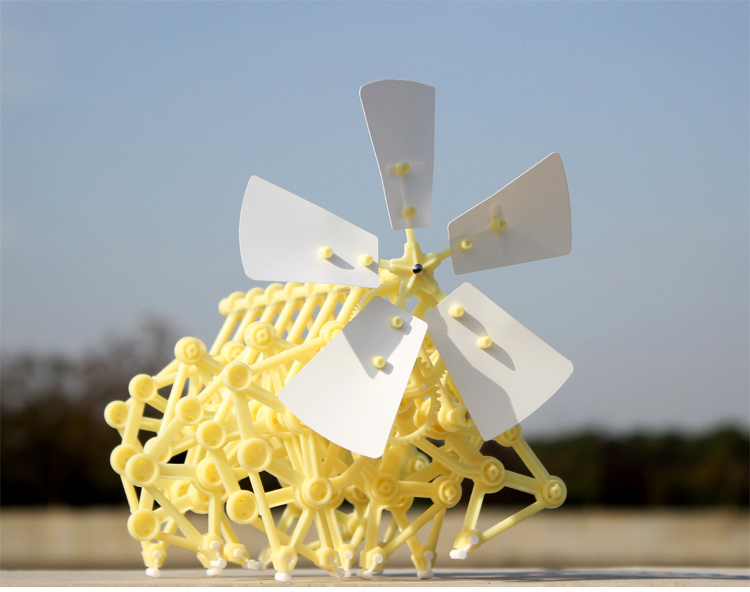 Wind Powered Mini Strandbeest Kit Wind Power Beast Education Toys for ...