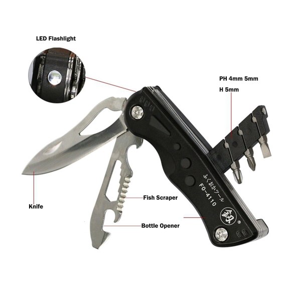 Multi Knife Tool Portable Outdoor Multi-functional / Multi-Purpose Tool Kit