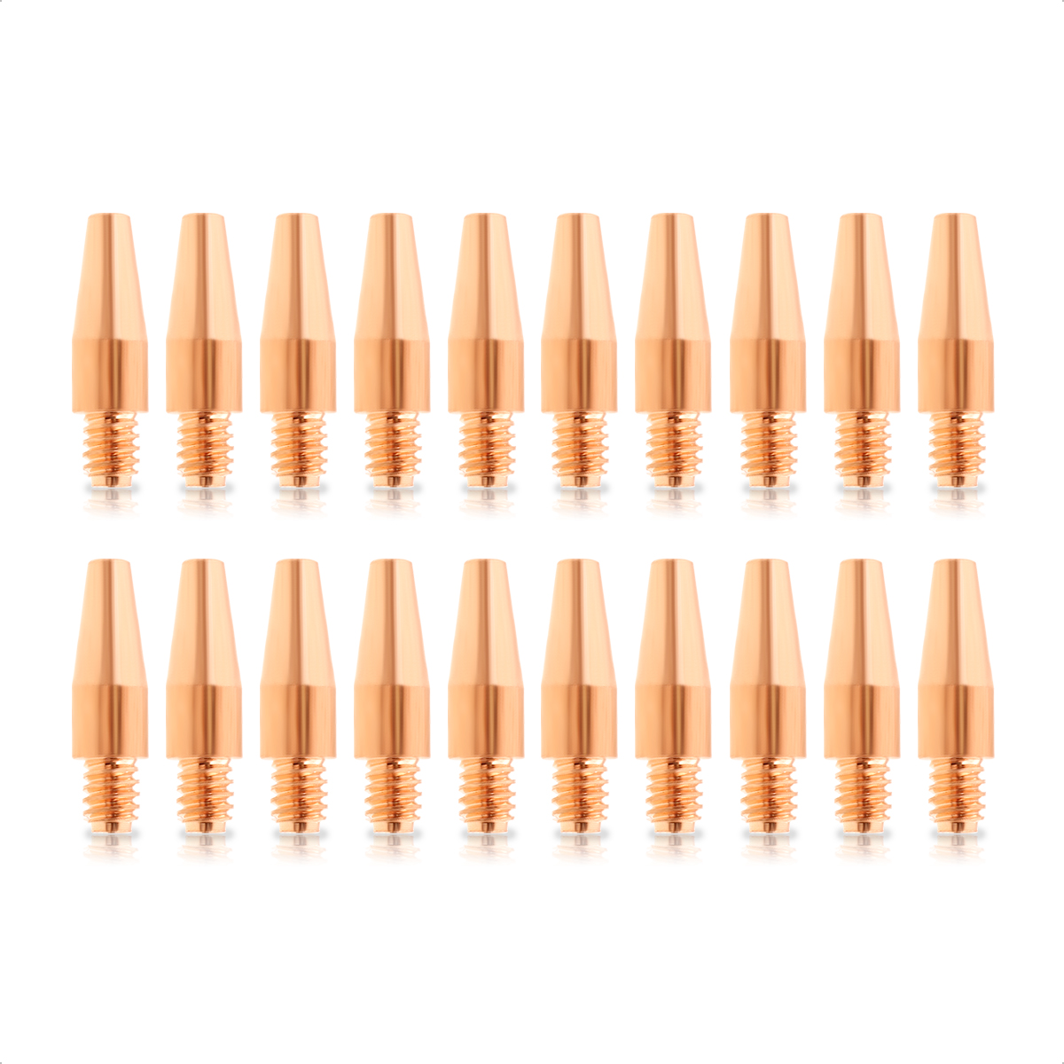 20PK MIG Welding KP2744-035T 0.035'' Tapered Contact Tips for Lincoln ...
