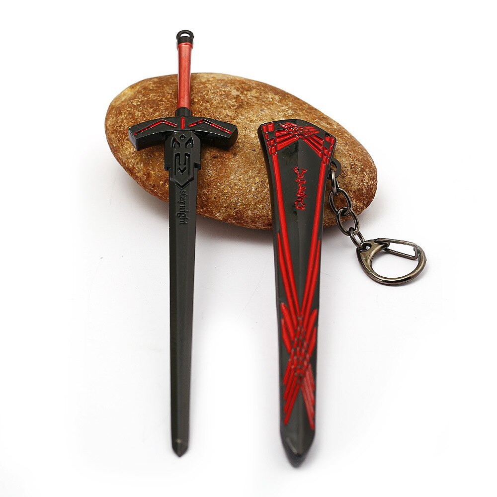 Anime Fate Grand Order Saber Weapon Keychain Arthur Pendragon Excalibur ...