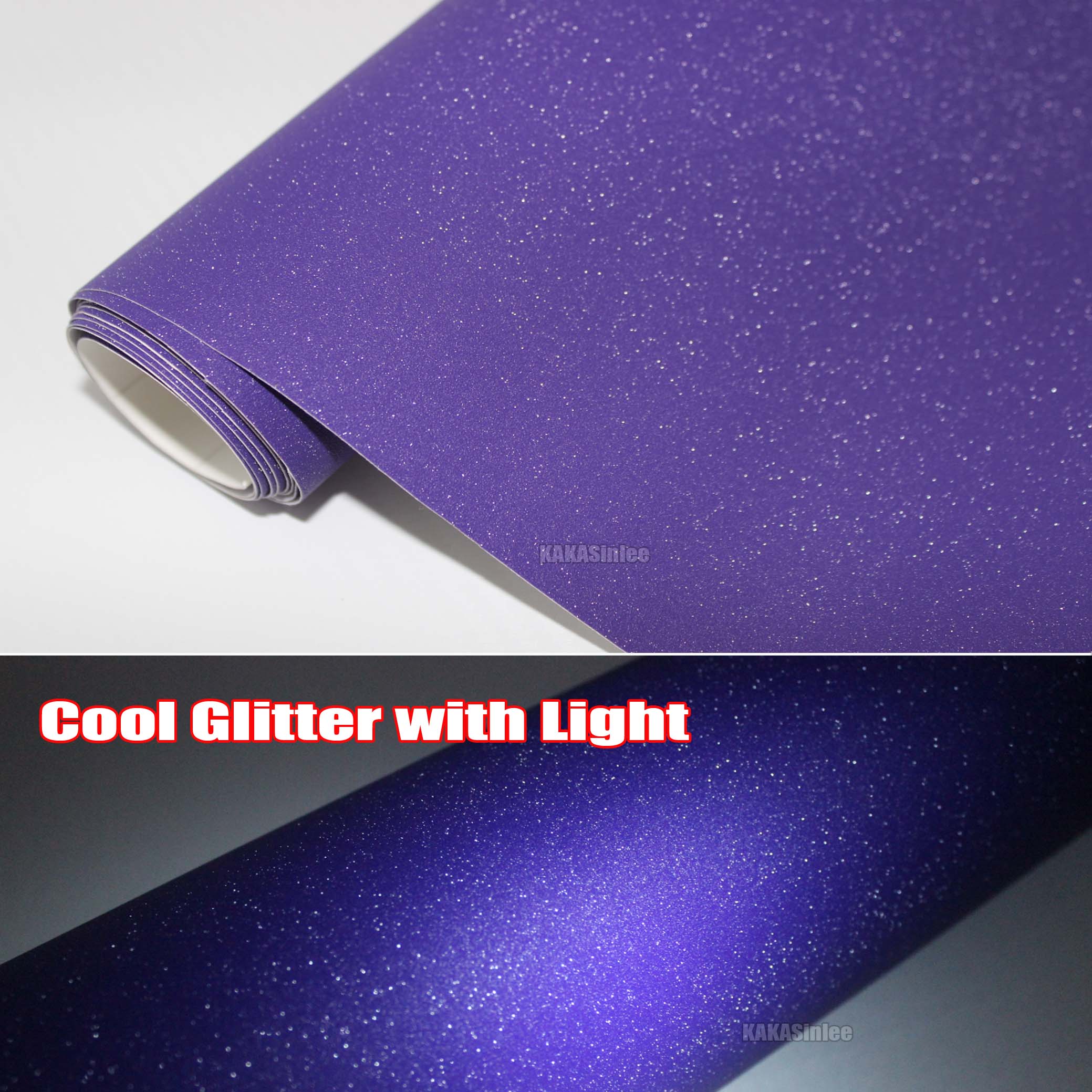Glitter Purple Car