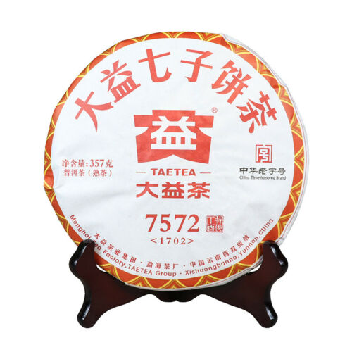Original TAETEA 7572 Puerh * 2017 Yunnan Menghai Dayi Ripe Pu'er Tea ...