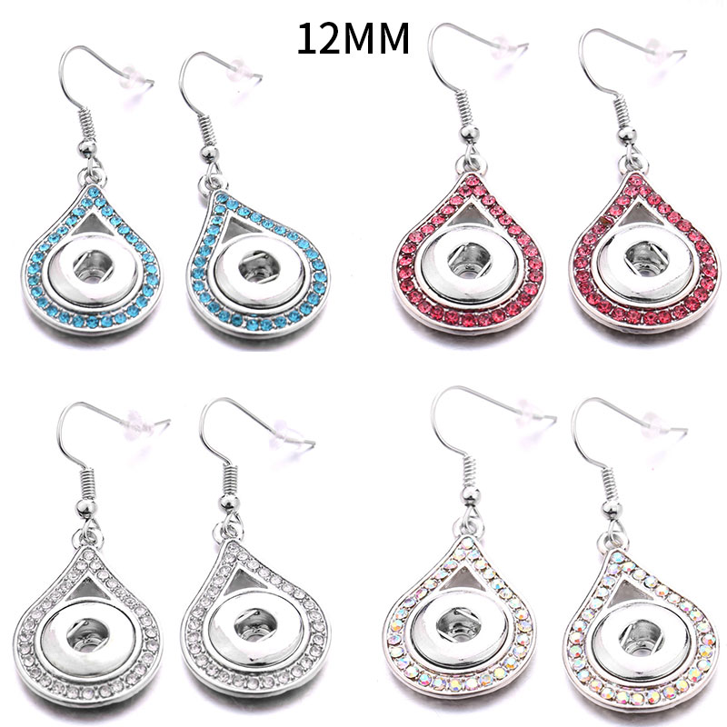 metal Snaps earring fit 12mm chunks Snaps button jewelry wholesale