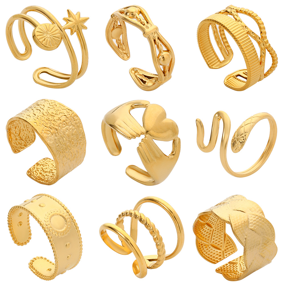 Stainless steel open ring